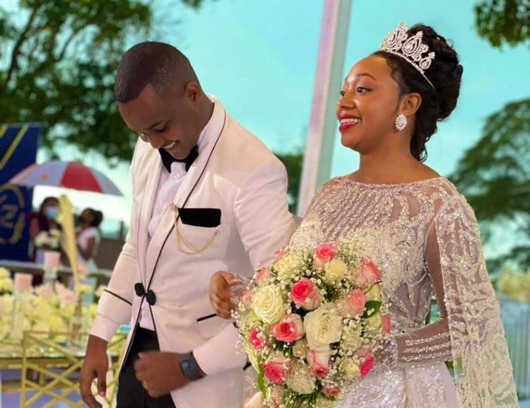 Pictorial: Canary Mugume Weds long-time Fiancée Ferguson - SoftPower News