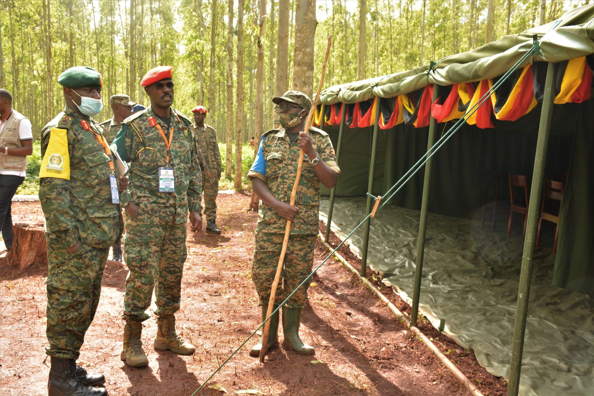 Maj Gen Don Nabasa Visits Camps of EAC Armed Forces - SoftPower News