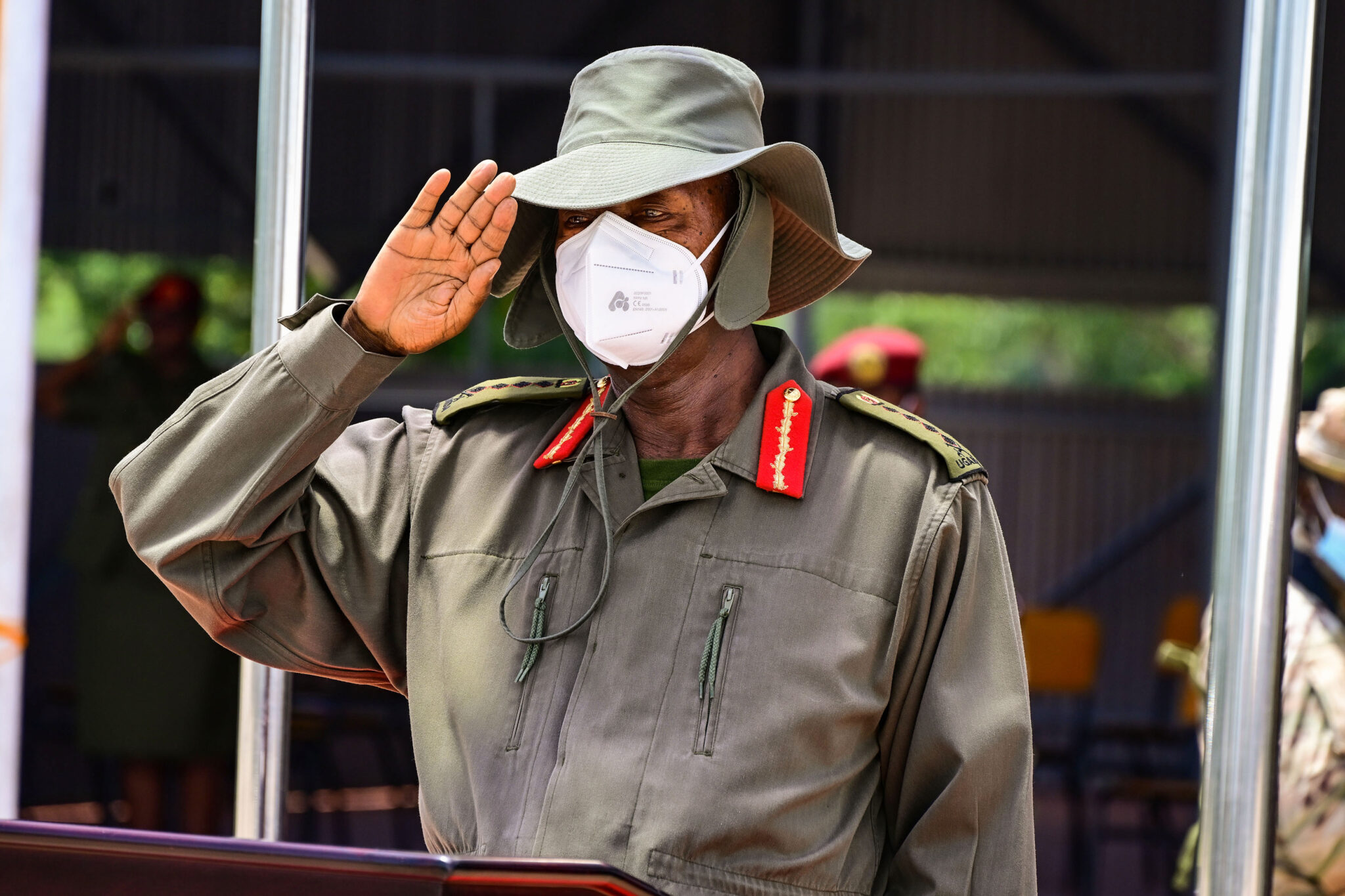 Museveni Passes Out 203 Officer Cadets at Kabamba, Cautions Them ...